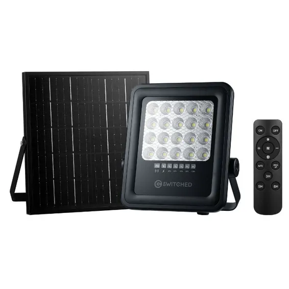 Switched 50W Solar Floodlight with Remote – SMART CELL TECH (pty)Ltd
