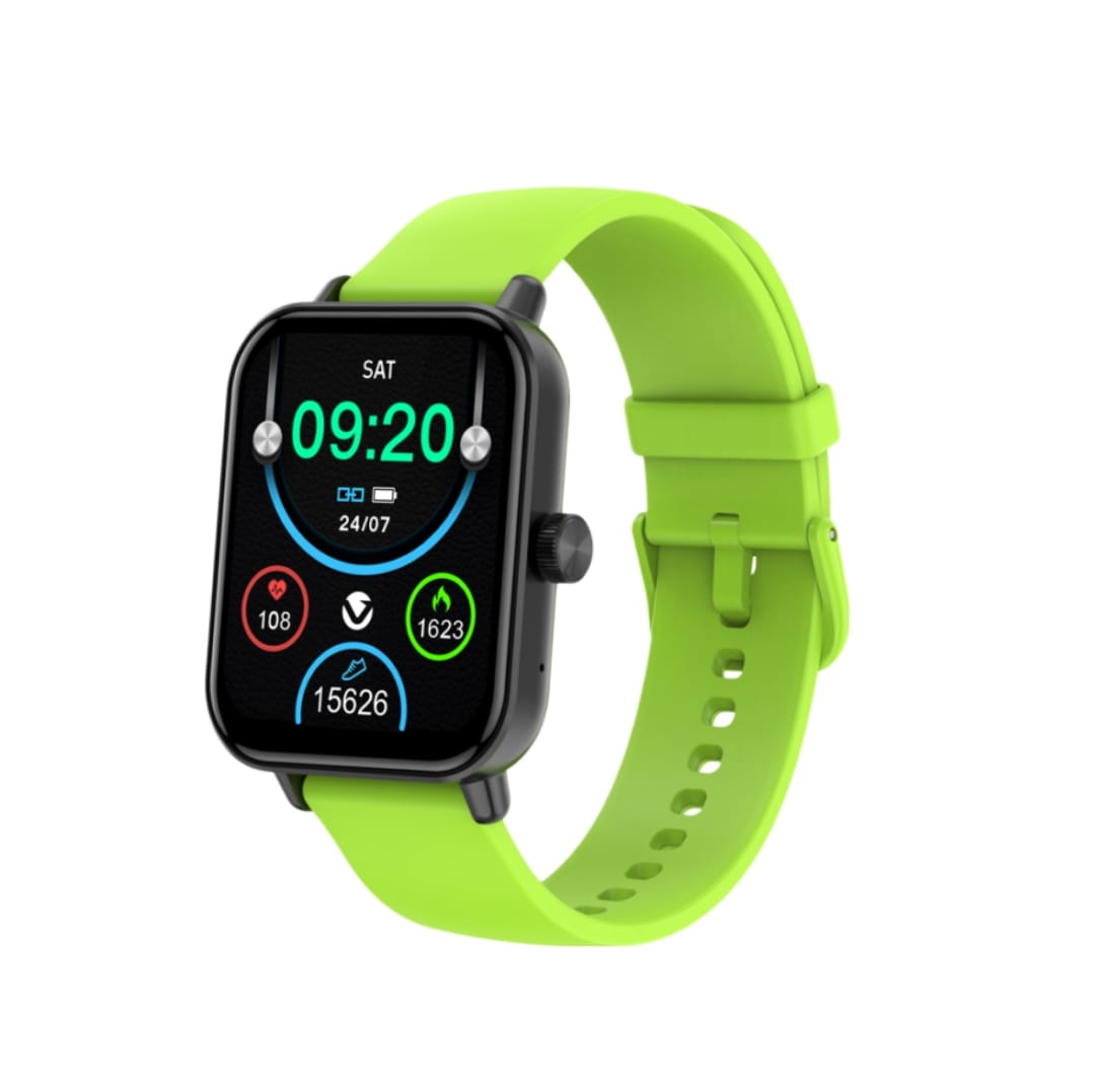Volkano Chroma Series Smartwatch with green strap – SMART CELL TECH ...
